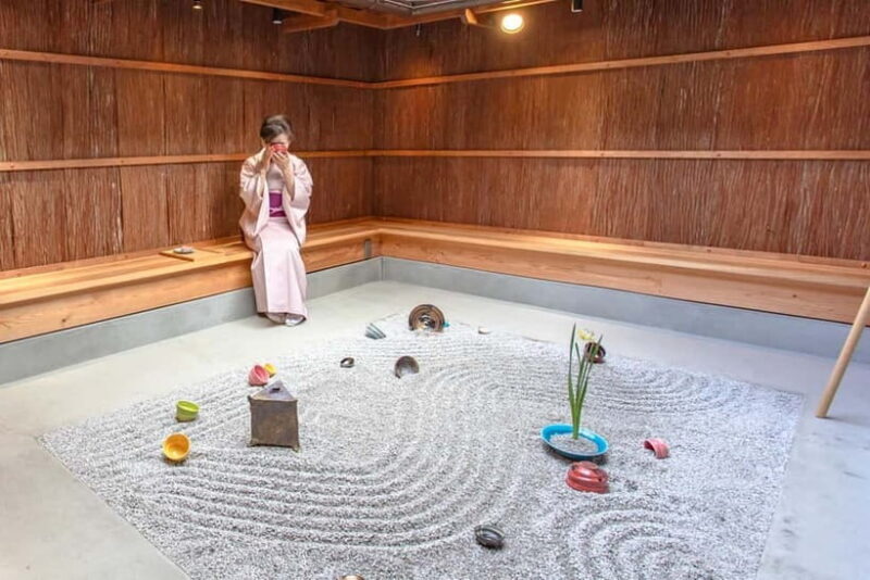 Kyoto: Make Zen Garden and Taste Matcha in Pottery Shop - What to Expect: Step by Step