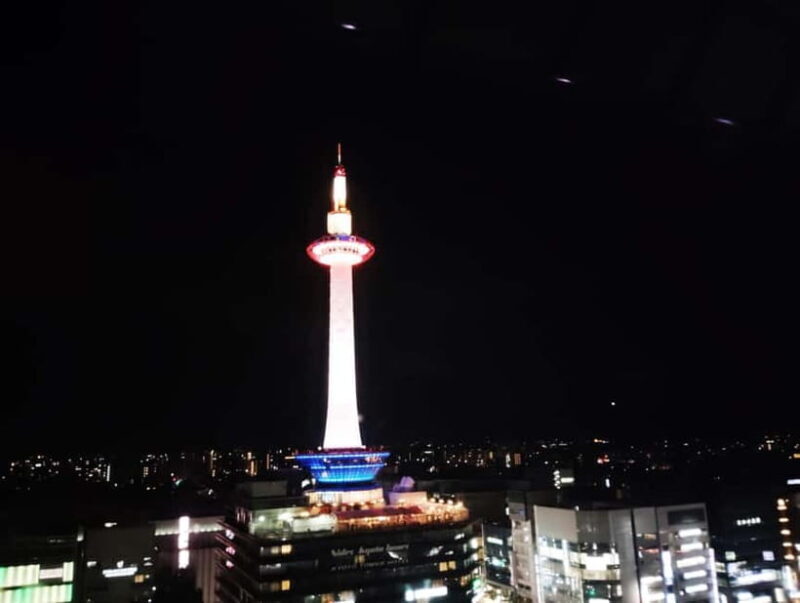 Kyoto: Station and Tower Night Tour with Light Show - A Close Look at the Experience