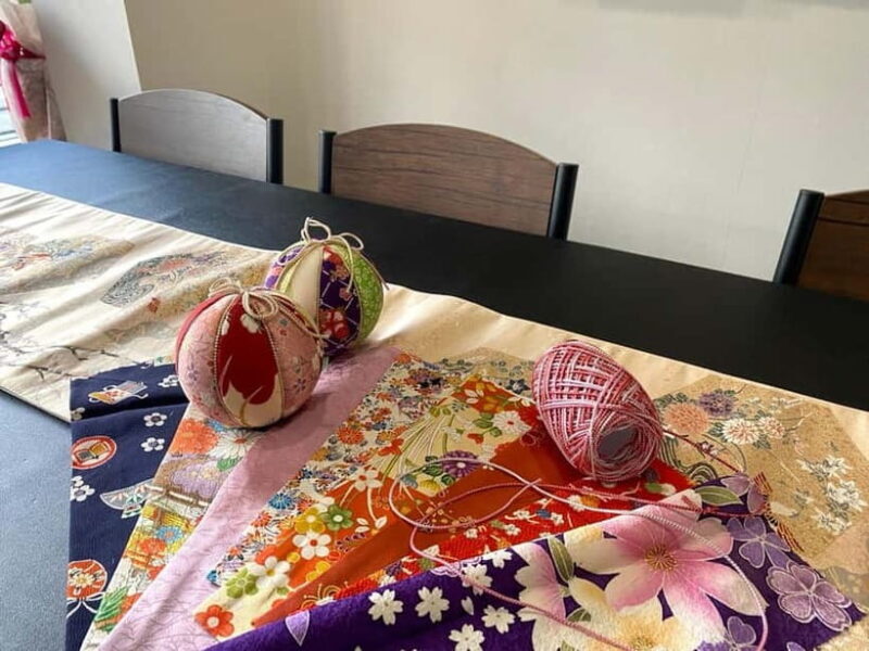 Kyoto: Traditional Kimono Fabric Handicrafts Workshop - An Introduction to the Kimono Fabric Temari Workshop