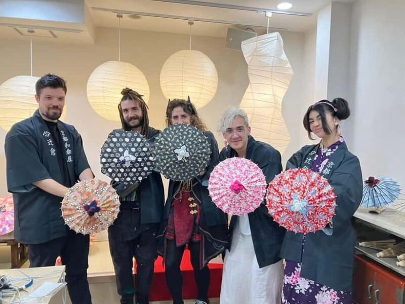 Kyoto: Traditional Mini Umbrella Making Workshop - The Experience in Detail