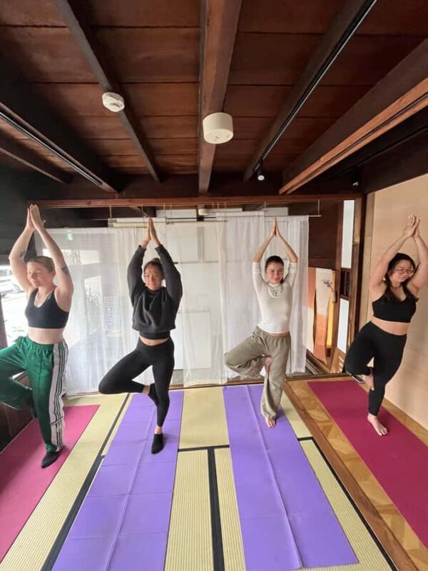 Kyoto: Yoga Class in the nature of Kyoto (Machiya/Riverside) - Key Points