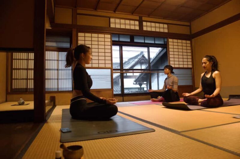 Kyoto: Yoga Class in the nature of Kyoto (Machiya/Riverside) - An Authentic Way to Start Your Day in Kyoto