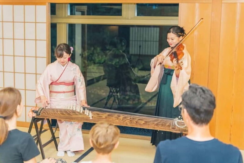 Kyoto:60-Minute Matcha with Traditional Japanese music show - Key Points