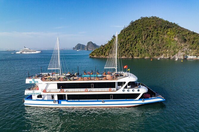 La Casta Halong 5-Star Day Cruise, Buffet, Cave, Kayak & Jacuzzi - Key Points