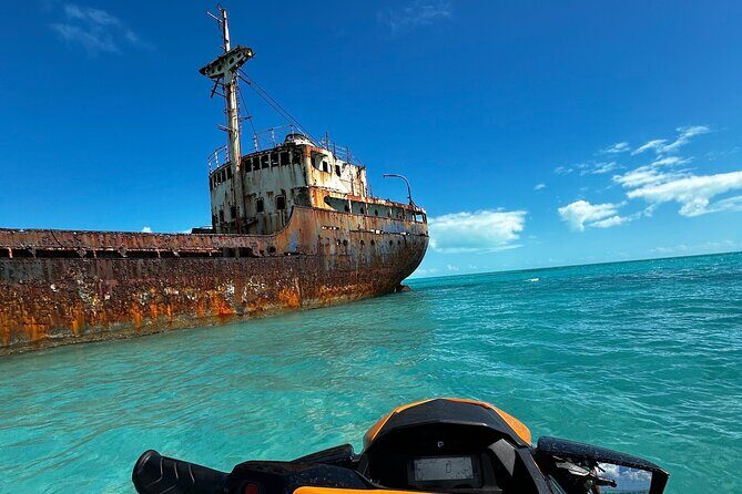 La Famille Express the Abandoned Shipwreck Jet Ski Experience - A Private Jet Ski Journey to a Wreck with a Story