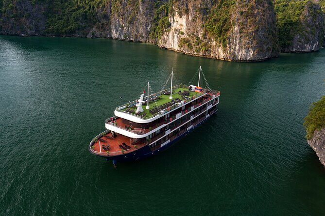 La Pandora Luxury Cruise 3 Days Lan Ha Bay from Hanoi - Day 3: Exploring Limestone Caves and Returning to Hanoi