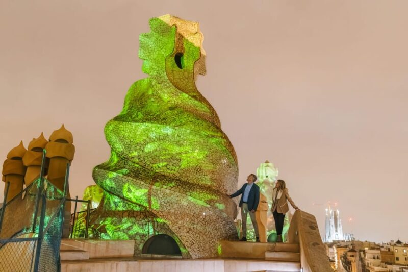 La Pedrera Premium: Exclusive Tour with Cava & Stunning View - The Iconic Rooftop with Unbeatable Views