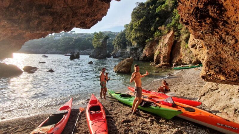 La Spezia: Sunset Kayak & Caves Tour w/ Swimming & Aperitif - Key Points