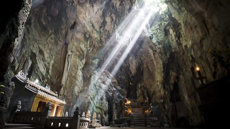 Lady Buddha, Marble Mountains and Am Phu Cave in Da Nang - Authentic Local Lunch
