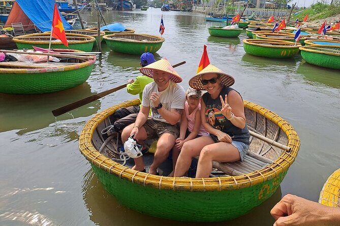 Lady buddha-Marble mountains- Basket Boat Ride - Hoi An Old town - Key Points