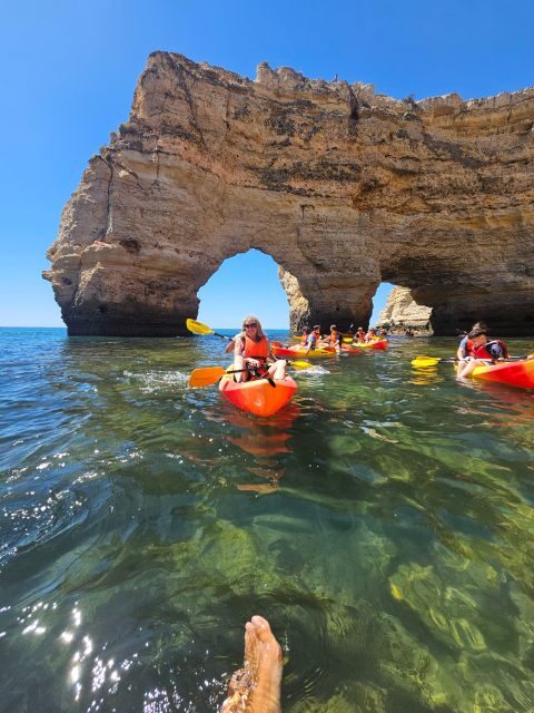 Lagoa: Benagil Cave and Marinha Beach Guided Kayaking Tour - The Benagil Cave Experience