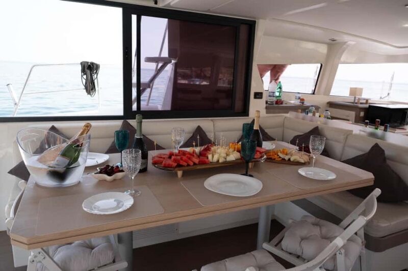 Lagos: Private Catamaran Cruise with Drinks and Snacks - Lagos: Private Catamaran Cruise with Drinks and Snacks
