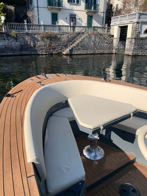 Lake Como: 6-Hour Private Cruise With Gastronomic Stop - The Boat & Onboard Experience