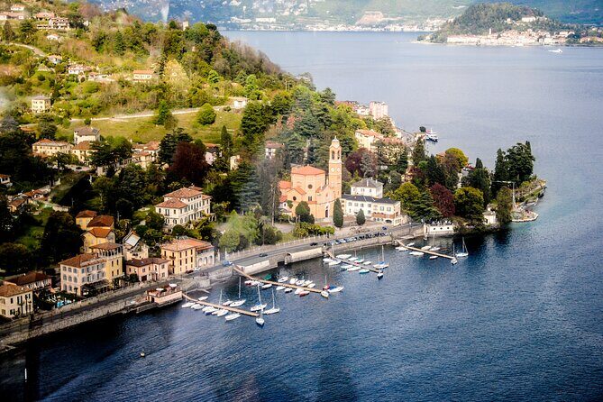Lake Como Helicopter Tour with Stop for Lunch - The Scenic Lunch Stop at La Madonnina in Barni