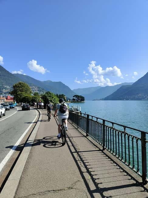Lake Como Scenic Coastal Bike Tour with Lunch option - Key Points