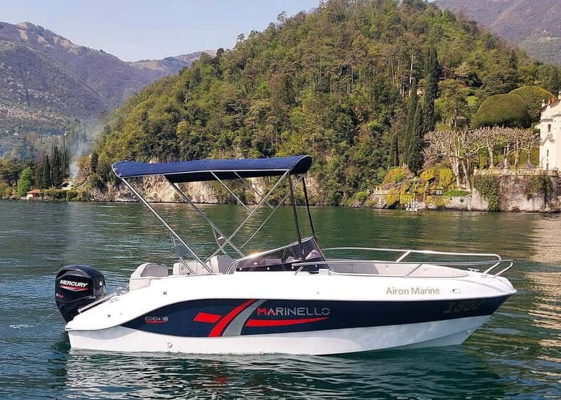Lake Como: self-drive boat rental without a license for 40 hp boats in Lezzeno - Lake Como: Self-Drive Boat Rental Without a License in Lezzeno
