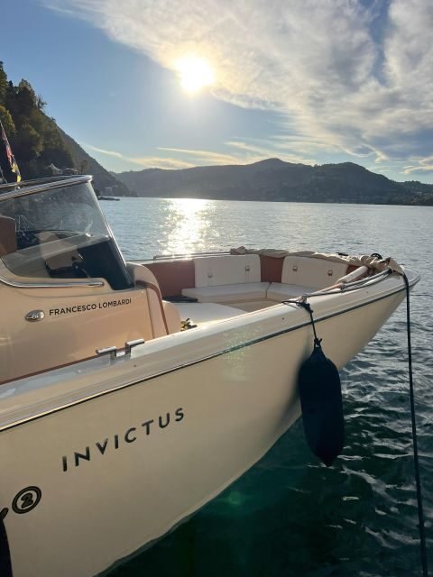 Lake Como: Varenna Private Tour 4 hours Invictus boat - The Boat Itself: Comfort and Capability