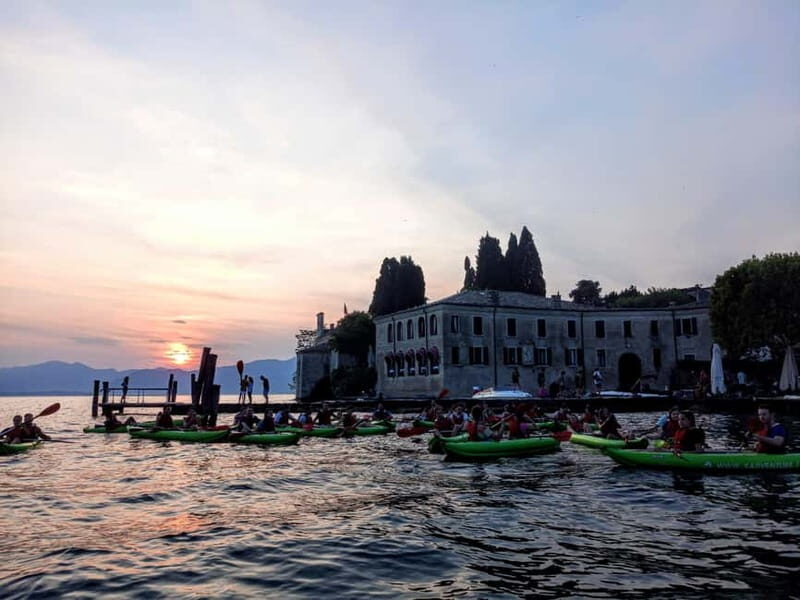 Lake Garda: Sunset Canoeing Tour to Punta San Vigilio - Key Points