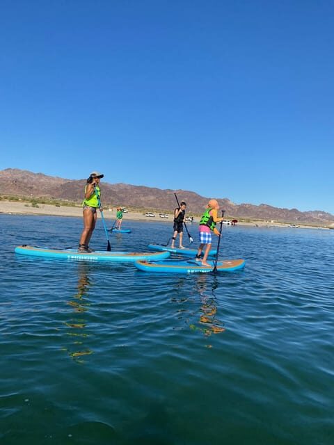 Lake Mead Paddle Board Tour (Private) - Arriving at Boulder Island