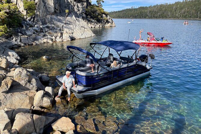 Lake Tahoe Luxury Pontoon Boat Rental Captain Cost Not Included - Exploring Lake Tahoe with a Luxury Pontoon Rental