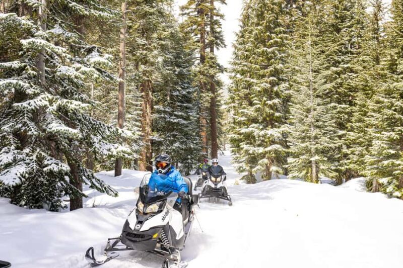 Lake Tahoe: Summit Snowmobile Tour with Scenic Views - The Itinerary in Detail: What to Expect