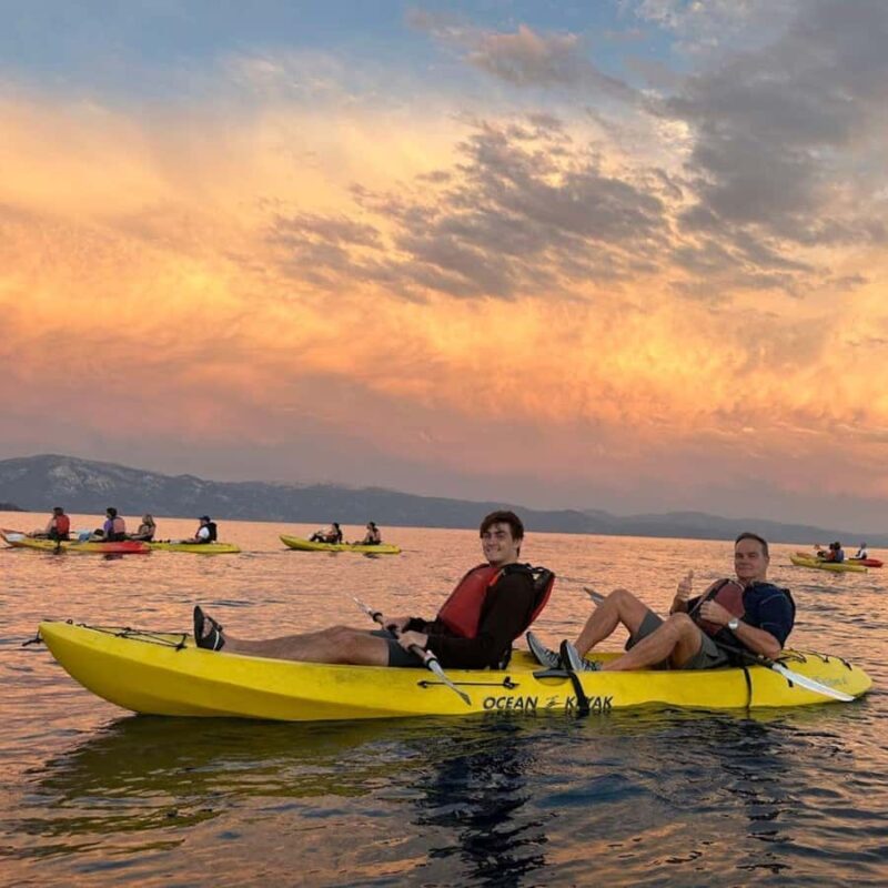 Lake Tahoe Sunset Kayak Tour - Key Points