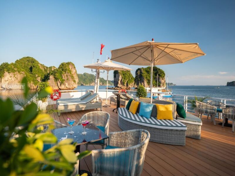 Lan ha Bay 5star cruise day trip, kayaking, swimming, bike - Key Points