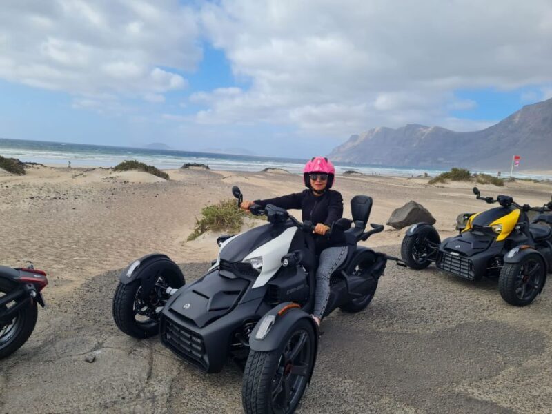 Lanzarote: Guided Tour on a Ryker - The Northern Excursion: Beaches, Miradors, and Coastal Towns