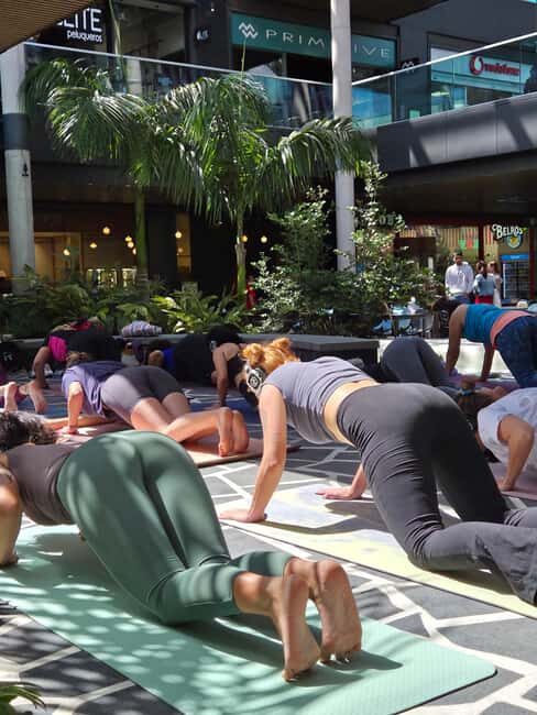 Lanzarote: Outdoor Yoga Class with Headphones - Key Points