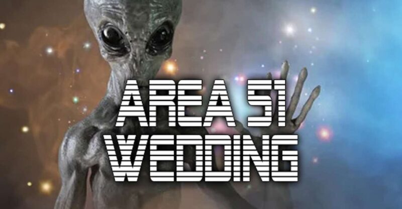 Las Vegas: Area 51 Wedding Ceremony + Stunning Photography - A Quirky Wedding with a Space Age Twist