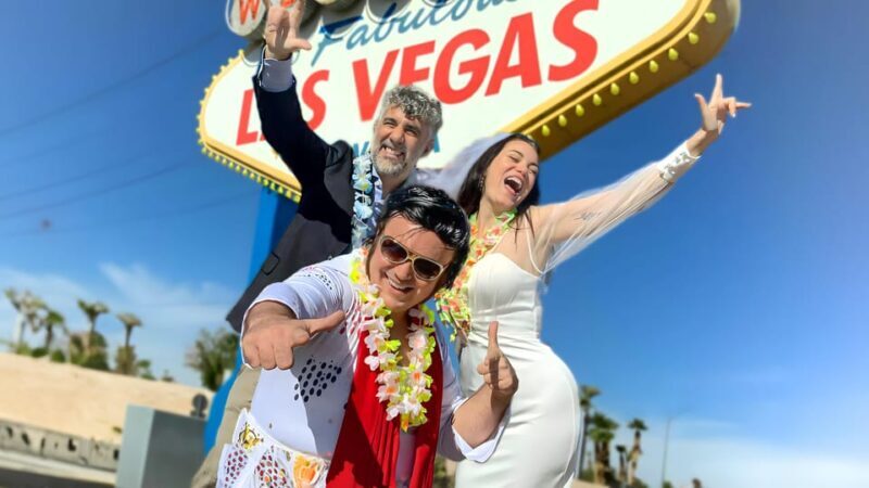 Las Vegas: Elvis Wedding with Las Vegas Sign Photos Included - Key Points