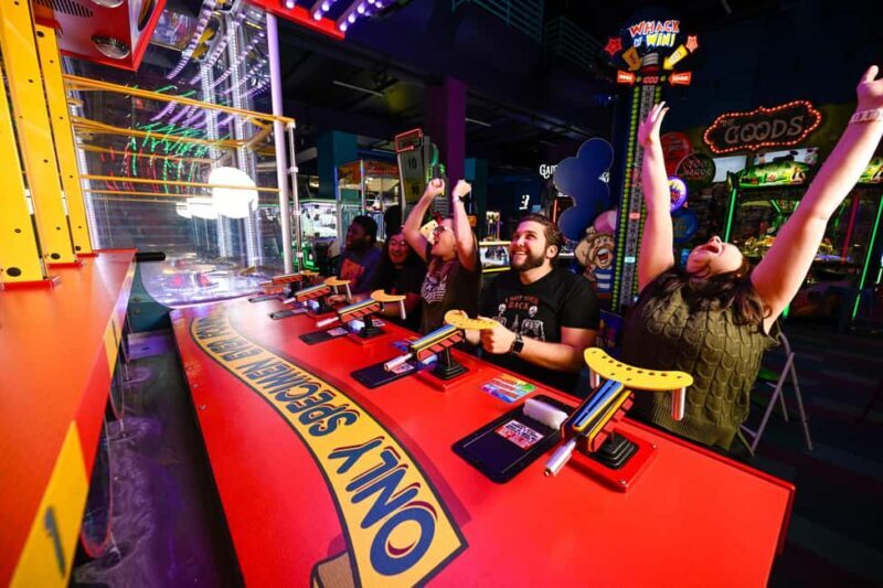 Las Vegas: Fremont Street Arcade Fun Pass - The Attractions: Friendly Competition and Big Laughters
