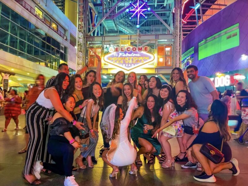 Las Vegas Fremont Street Bar Crawl (party bus add-on option) - Key Points