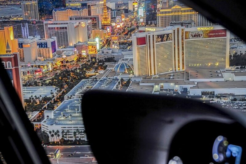 Las Vegas: Helicopter Night Flight over the Strip - Duration and Group Size