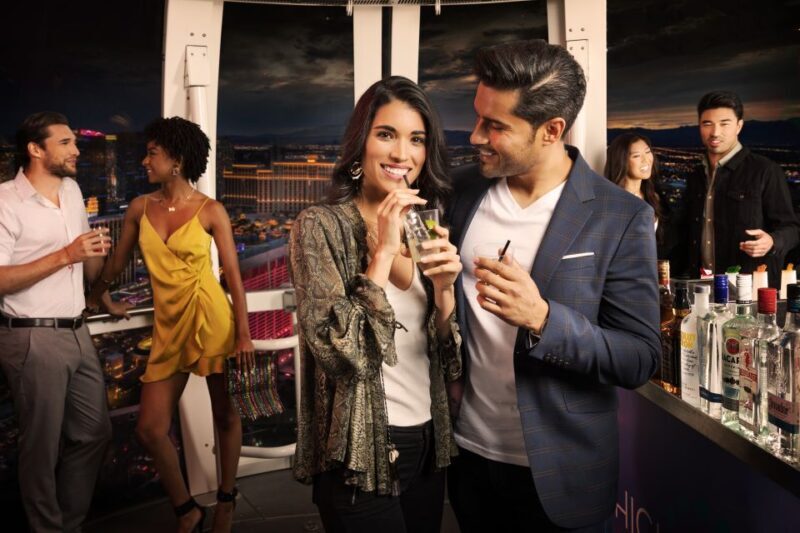 Las Vegas: High Roller Entry Ticket with In-Cabin Open Bar - What to Expect from Your High Roller Experience