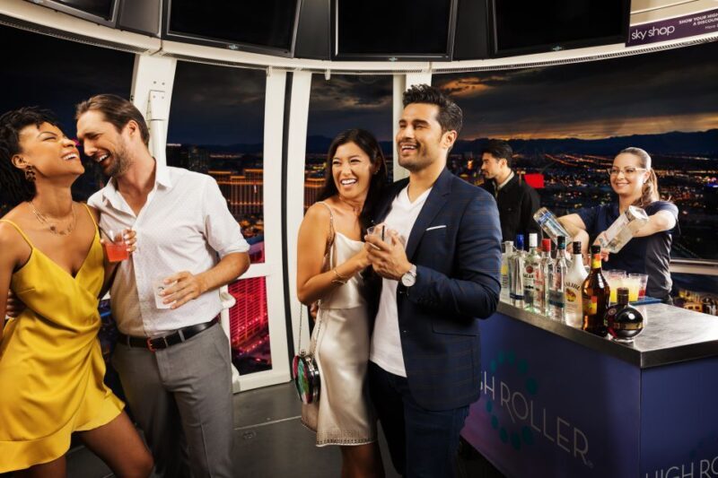 Las Vegas: High Roller Entry Ticket with In-Cabin Open Bar - The Real Value of This Experience