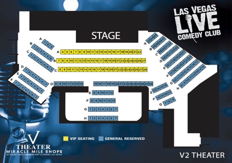 Las Vegas: Live Comedy Club Tickets - The Venue and Its Atmosphere