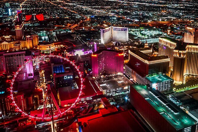 Las Vegas Night Flight by Helicopter with Lunch at Buddy V's at Venetian Resort - References