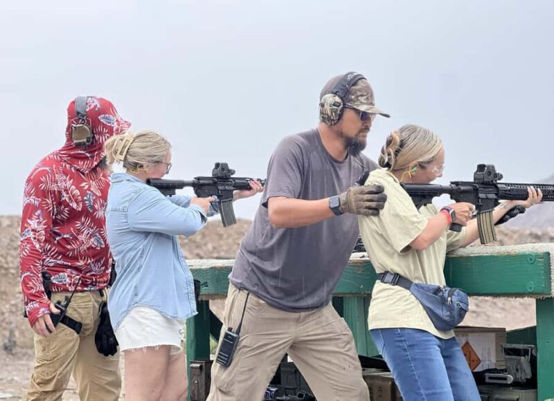 Las Vegas: Outdoor Machine Gun & Rifle Shooting with Pickup - Pickup and Transport