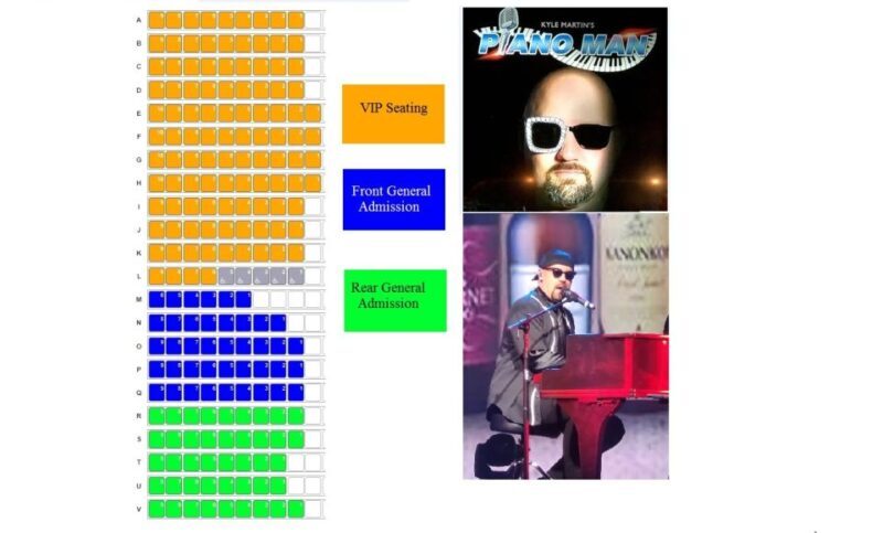 Las Vegas: Piano Man by Kyle Martin Live Show Tickets - Summary