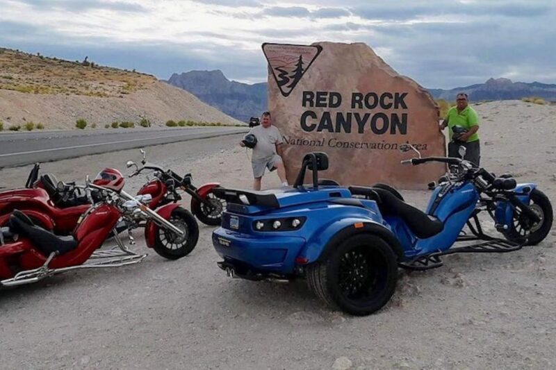 Las Vegas: Red Rock Canyon and Las Vegas Strip Trike Tour - Detailed Breakdown of the Itinerary