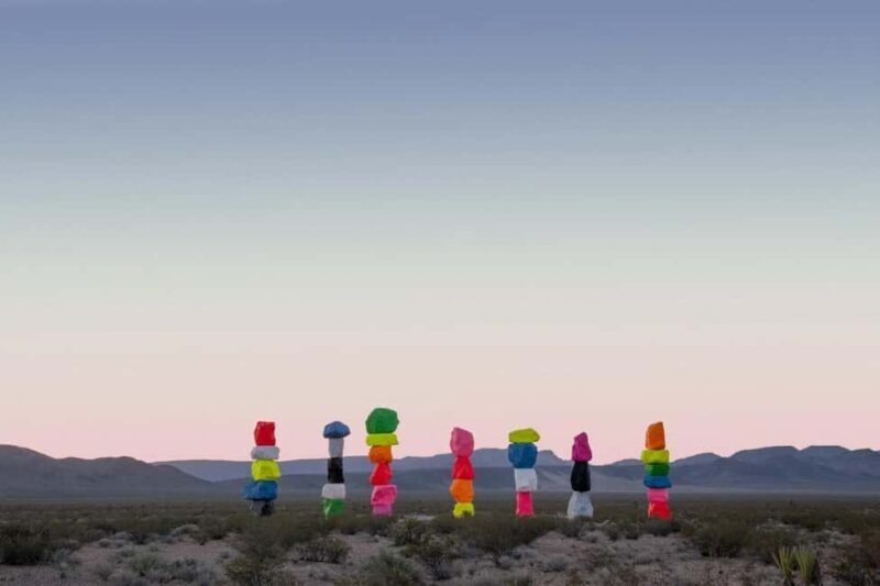 Las Vegas: Seven Magic Mountains Desert Tour - Key Points
