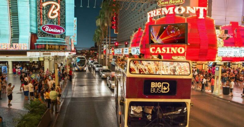 Las Vegas: Sightseeing Night Tour by Open-top Bus - An Informative Look at the Itinerary and Experience