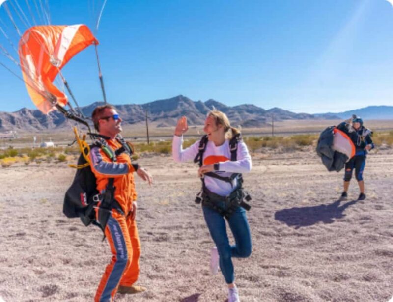 Las Vegas Skydive Experience with Hotel Pickup and Drop Off - The Small Group Advantage