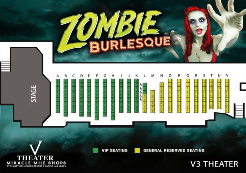 Las Vegas: Zombie Burlesque Comedy Musical Show Ticket - The Cost and Value