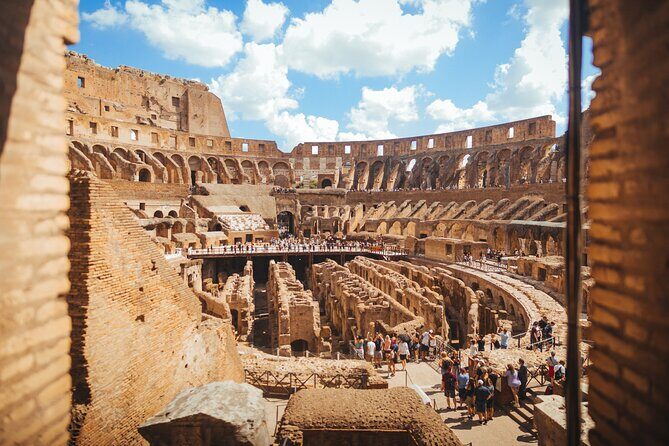 Last Entry Colosseum, Arena Access, Rooftop Aperitif Private Tour - Key Points