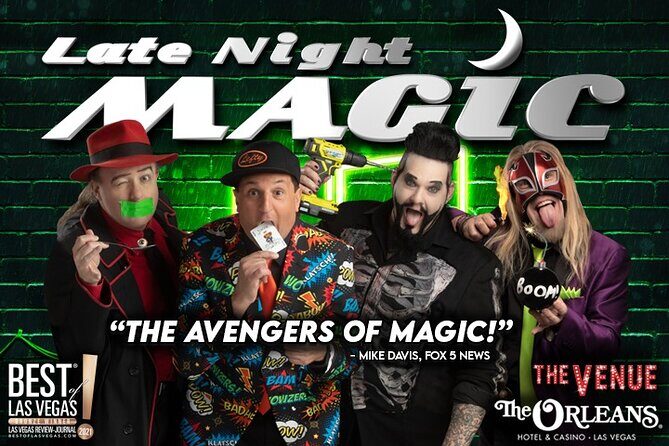 Late Night Magic at The Orleans Las Vegas - Pricing and Perceived Value