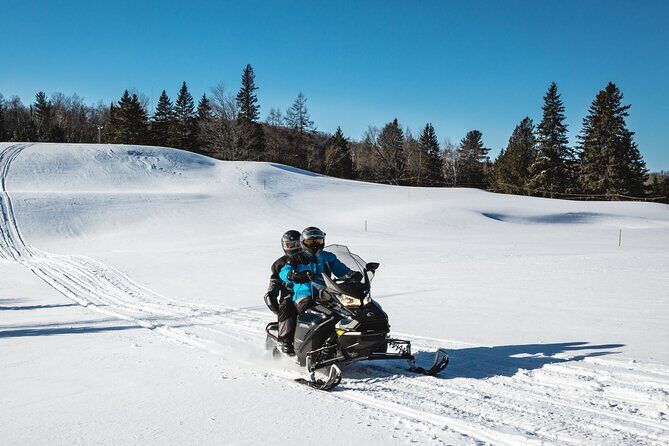 Laurentians: Guided excursion by snowmobile - A Detailed Look at the Laurentians Guided Snowmobile Tour