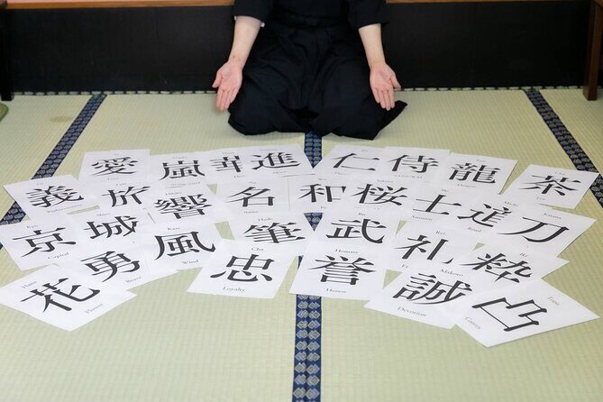 Learning Zen of Japanese Calligraphy in kimono near Osaka Castle - An In-Depth Look at the Experience