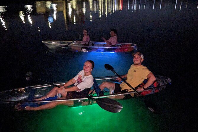 LED Glow in the Dark Clear Kayak or Clear Paddleboard in Paradise - The Itinerary: What You Actually Do